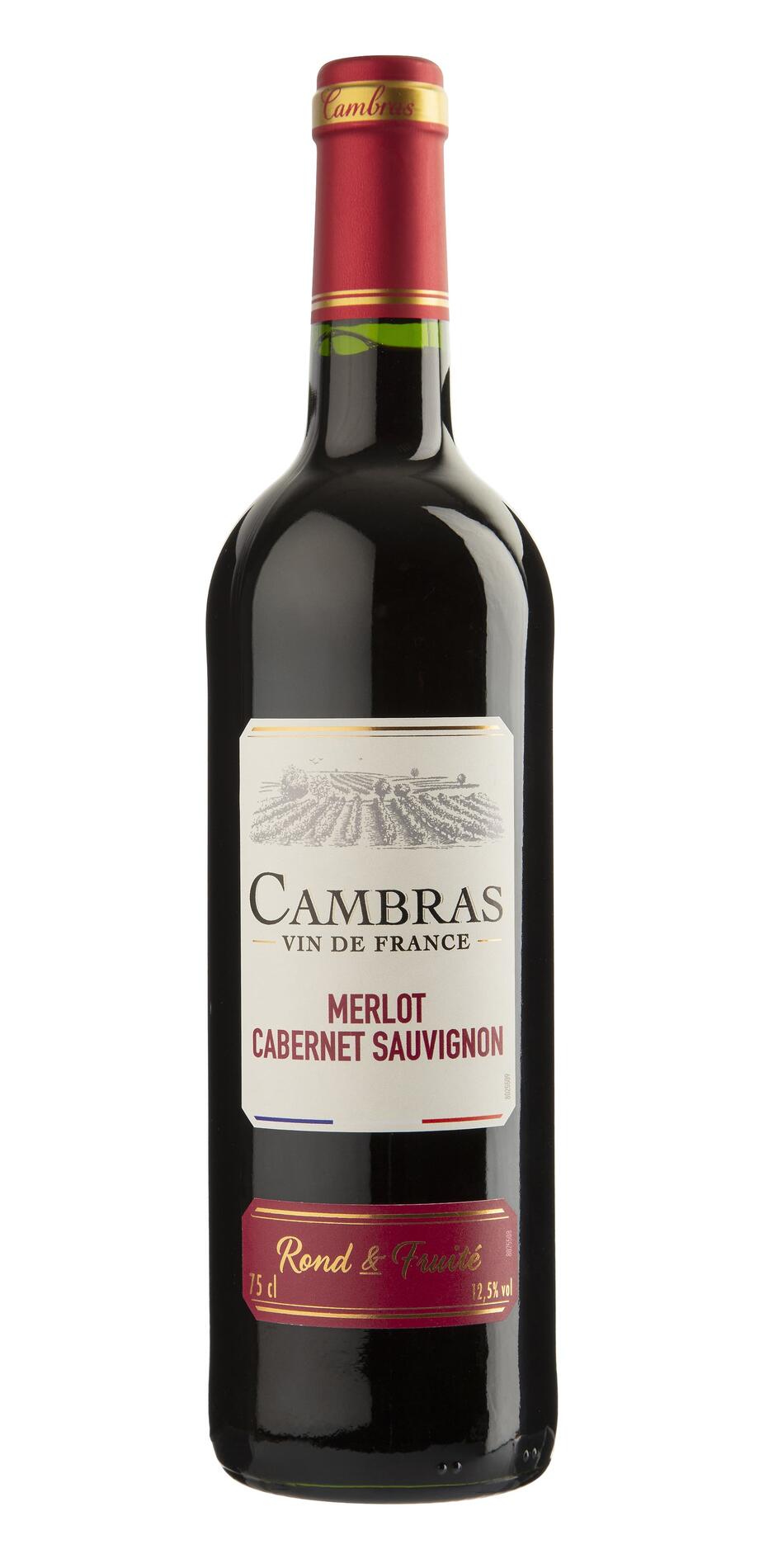 Cambras Rouge Merlot Cabernet Sauvignon Vin De France
