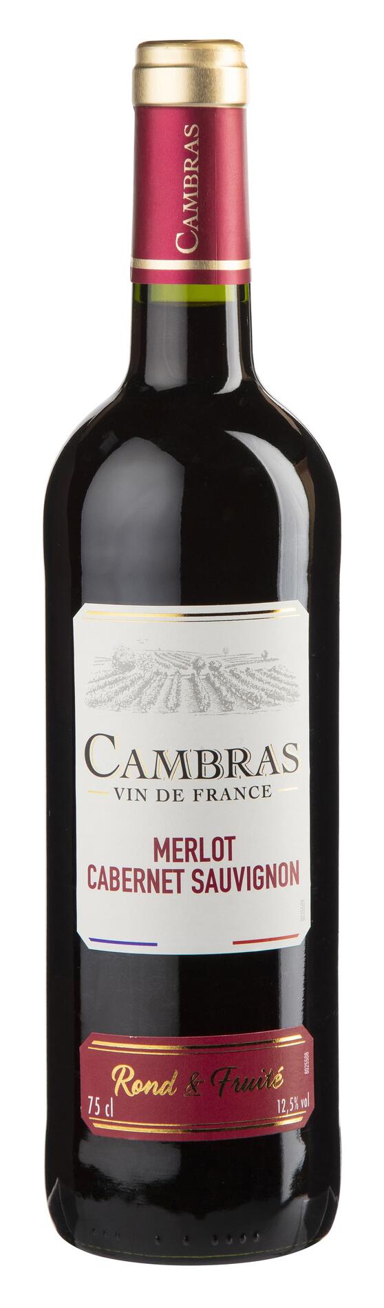 Cambras Rouge Merlot Cabernet Sauvignon 0 Vin De France