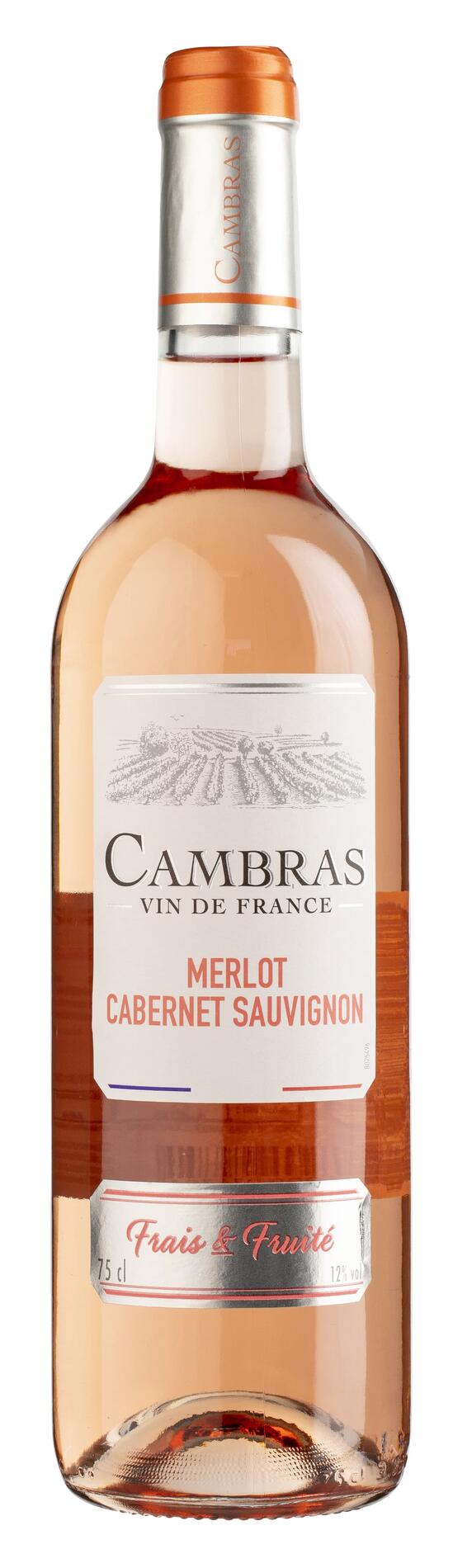 Cambras Rosé Merlot Cabernet Sauvignon 0 Vin De France